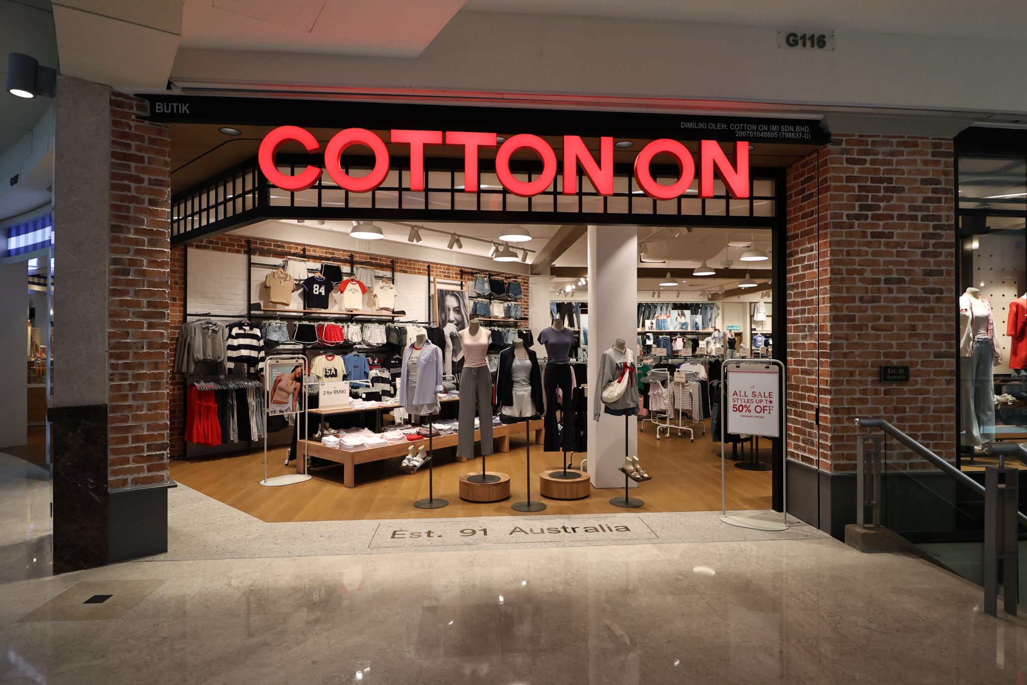 Cotton On – the Curve Shopping Mall