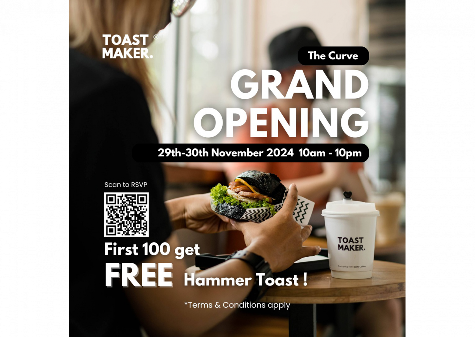 Toast Maker Outlet at the Curve! – the Curve Shopping Mall