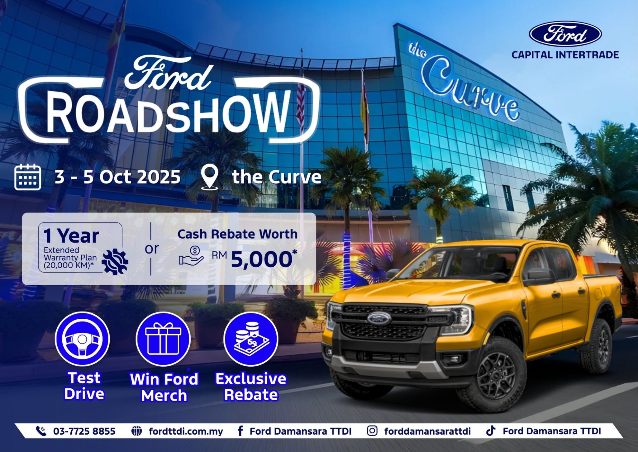 Ford Roadshow – the Curve Shopping Mall